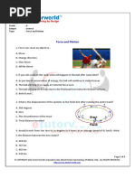 Speed and Velocity Practice Worksheet | PDF