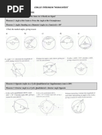 CSEC Mathematics - Circle Theorems | PDF | Circle | Triangle