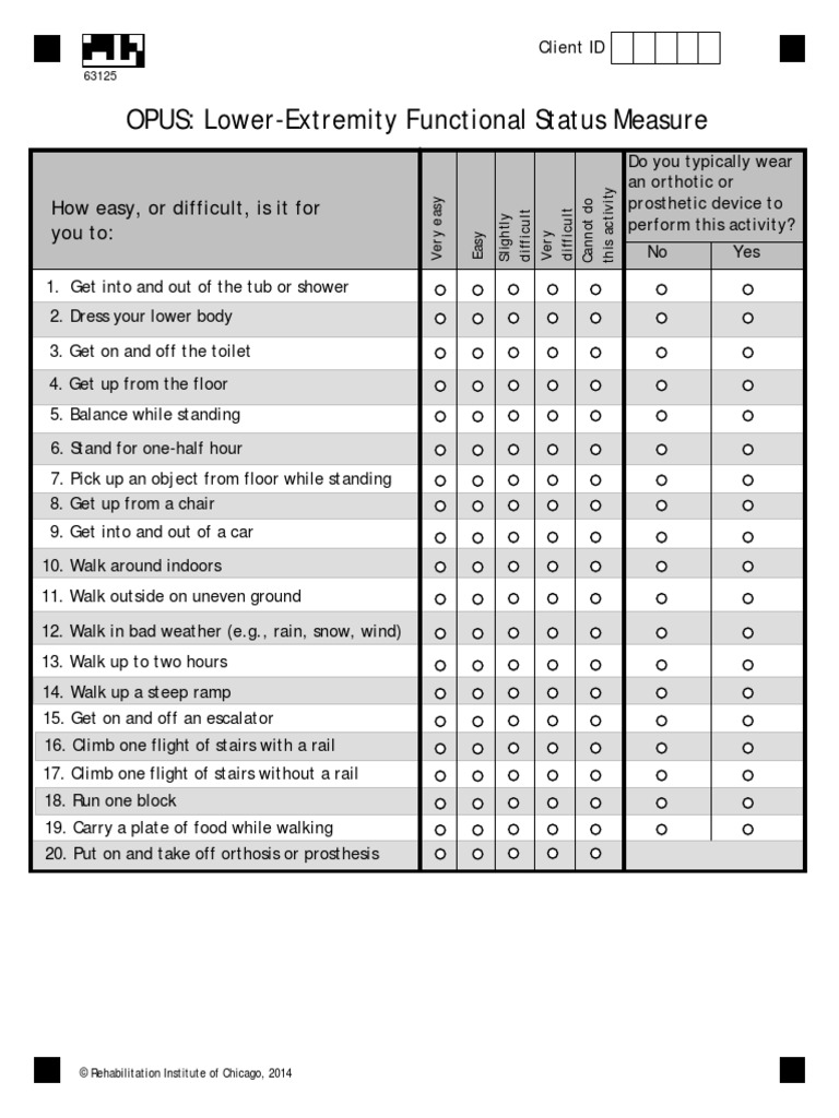 Opus Le Functional Status (2014) | PDF | Biomedical Engineering | Weather
