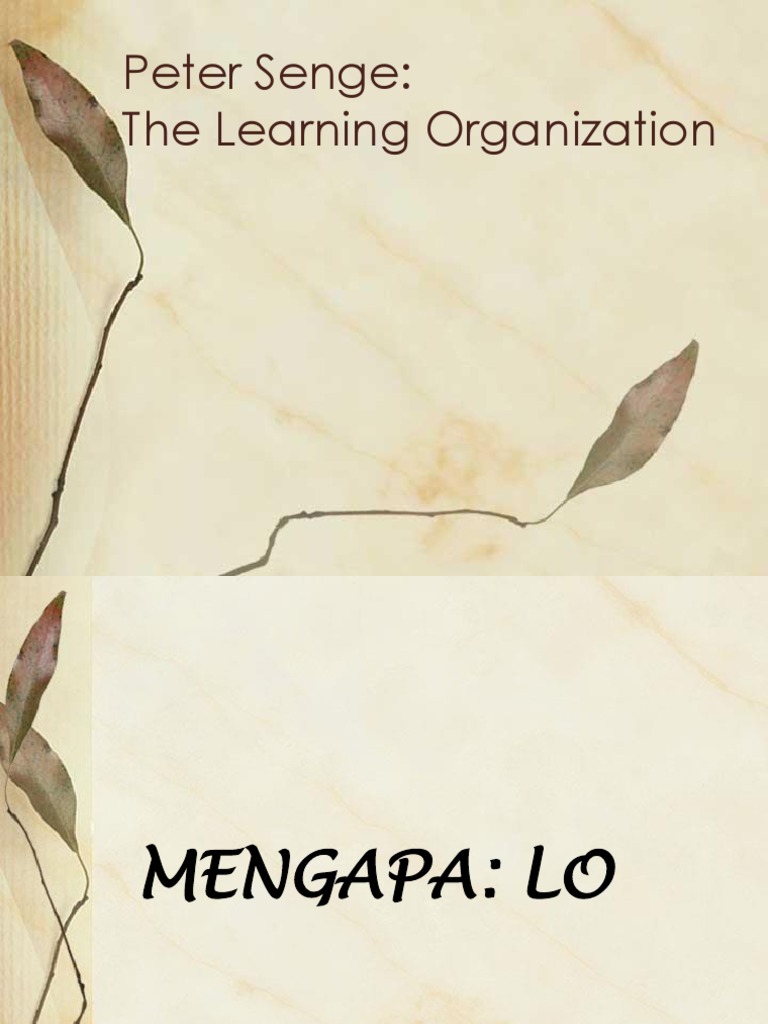 Learning Organization | PDF