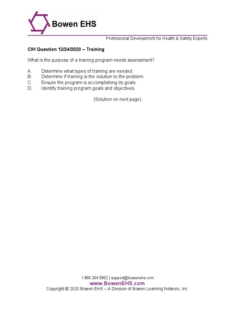 Cihsolution Training | PDF