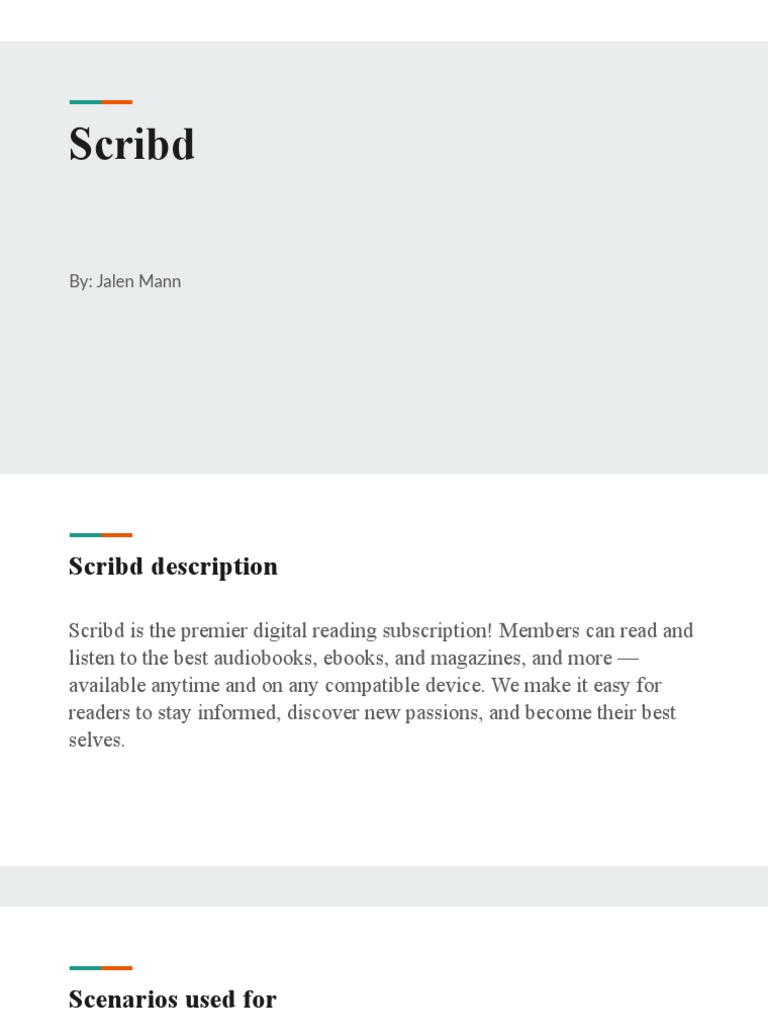 Discover Scribd: Your Digital Reading Hub | PDF