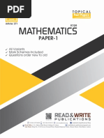 Pure Mathematics 1 Worked Solutions Manual | PDF