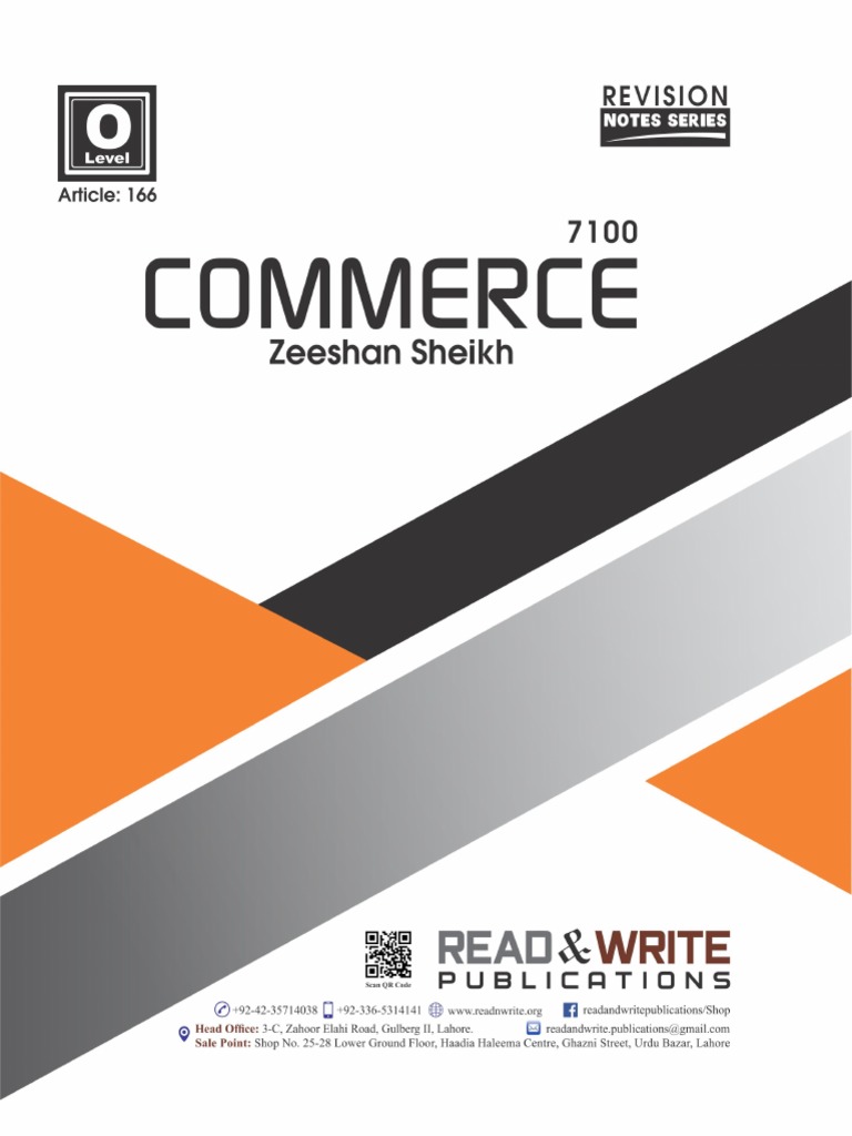 Commerce O Level Notes 166 | PDF | Retail | Insurance