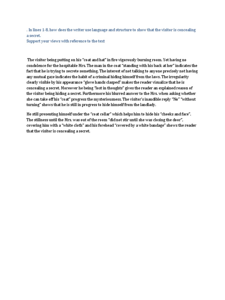 The Invisible Man | PDF