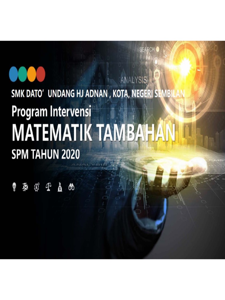 Program Intervensi Matematik Tambahan SPM Tahun 2020 - P | PDF