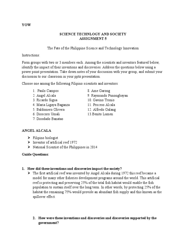 The Impact of Angel Alcala's Artificial Reef Invention | PDF ...