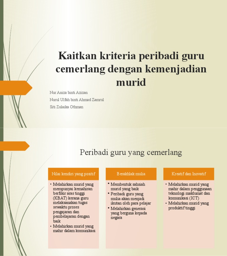 Tutorial GPP Peribadi Guru Cemerlang | PDF