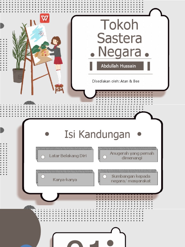 Tokoh Sastera Negara - Abdullah Hussain | PDF