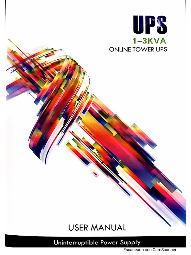 Manual Ups Newline 1-3kva PDF | PDF