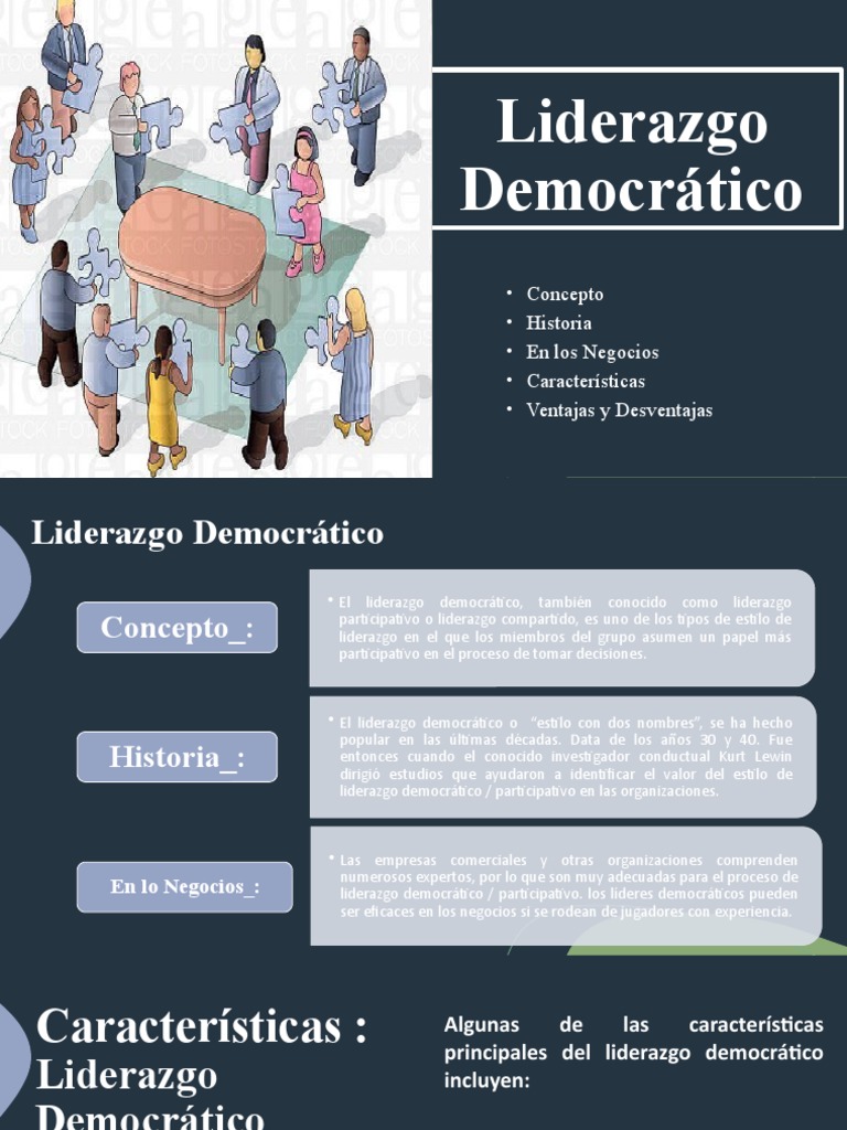 Ventajas y Desventajas del Liderazgo Democrático | PDF | Liderazgo ...
