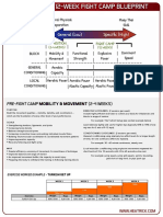 12 Week Boxing Training Program PDF | PDF | Strength Training ...