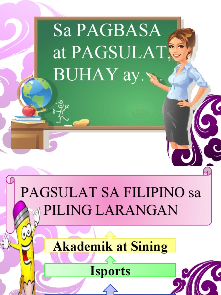Aralin 1 at 2 - Pagsulat Sa Filipino | PDF