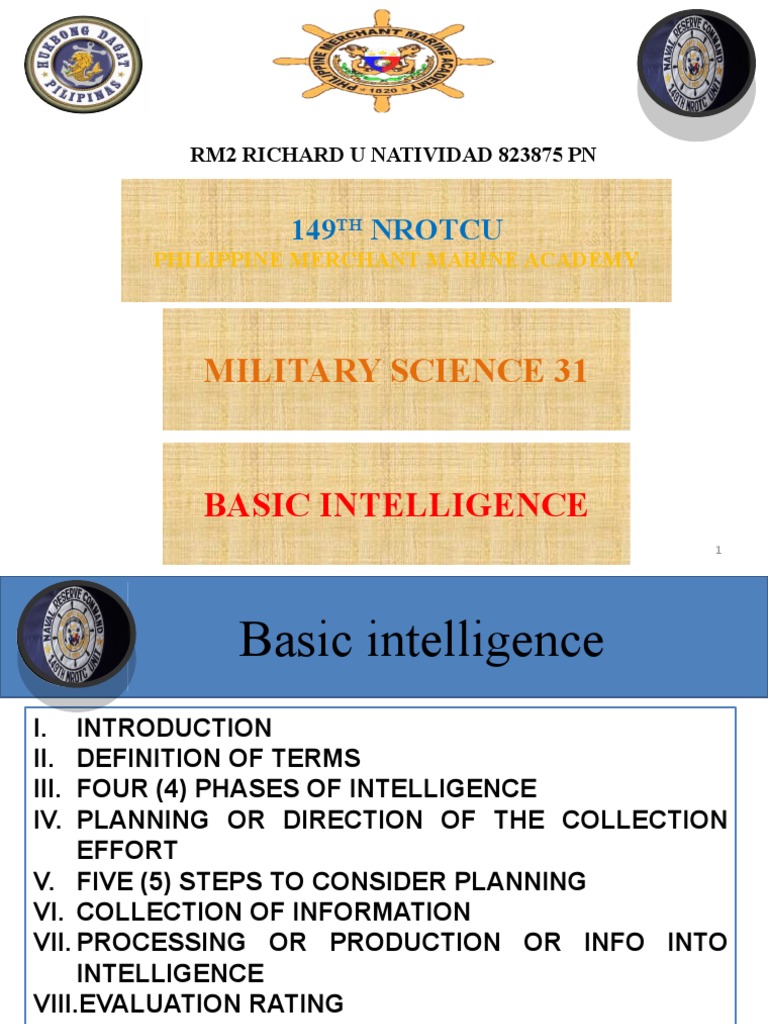 Basic Intelligence | PDF | Military Intelligence | Business