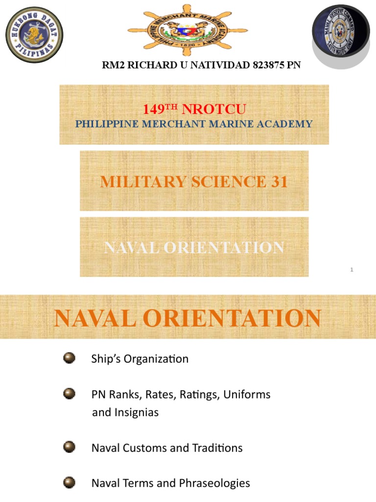 Military Science 31: Naval Orientation | PDF | Amphibious Warfare ...