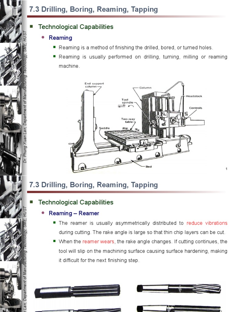 Understanding Reaming in Manufacturing | PDF | Machining | Drilling