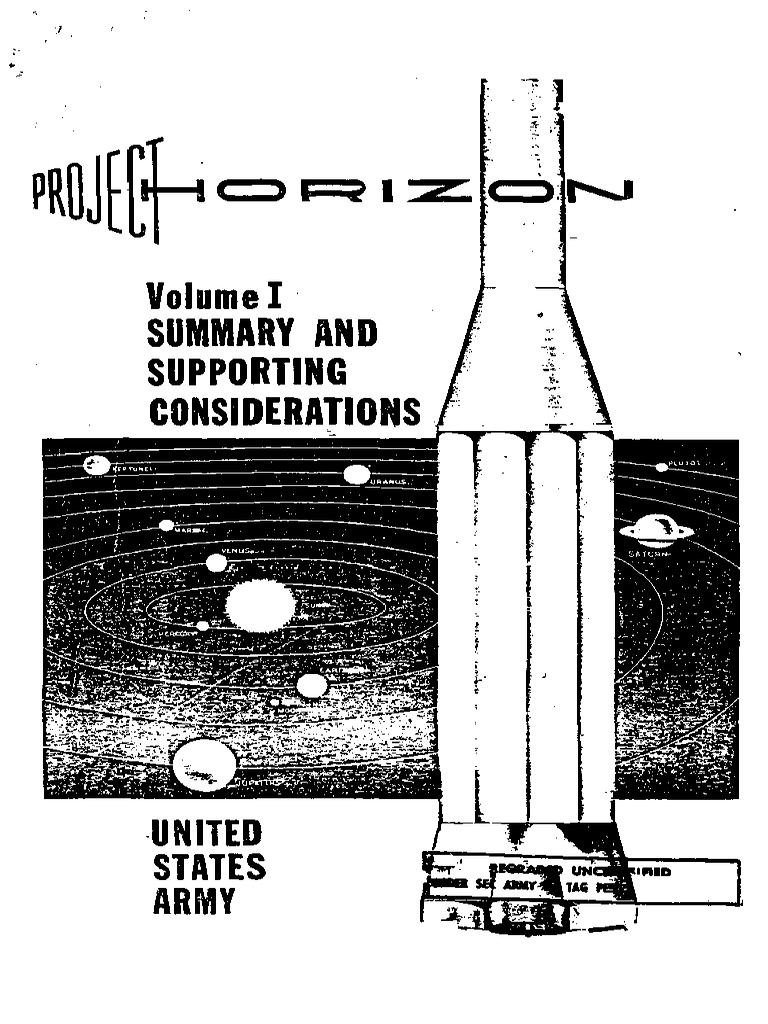 Summary and Supporting Considerations | PDF | Saturn I | Saturn (Rocket ...