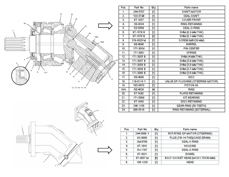 Motor Direccion D9T | PDF