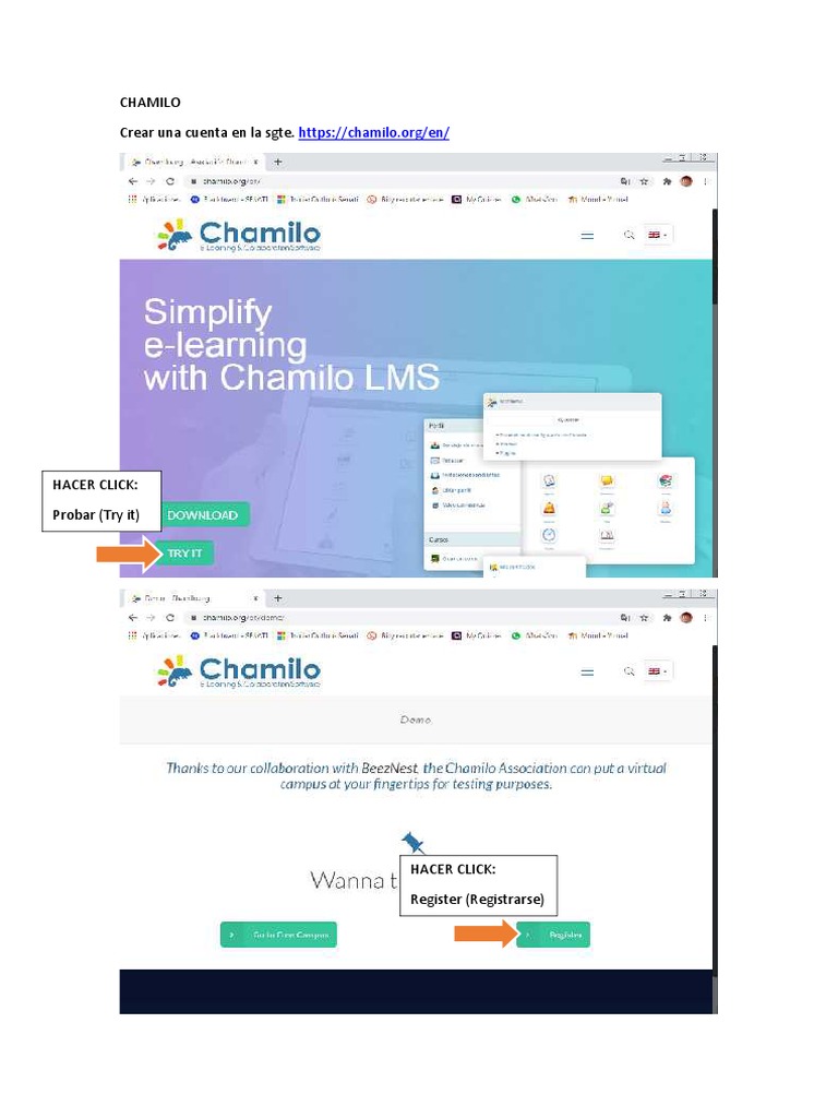 Crear Cuenta CHAMILO | PDF