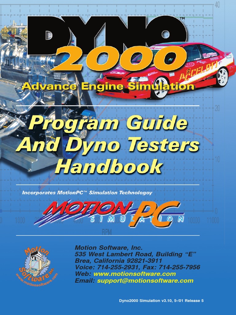 Dyno 2000 User Guide PDF | PDF | Window (Computing) | Menu (Computing)