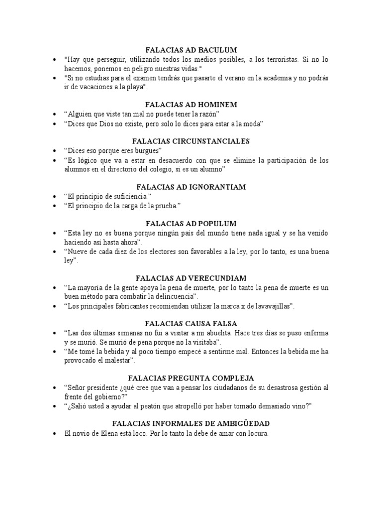 Falacias Ad Baculum | Descargar gratis PDF | Falacia