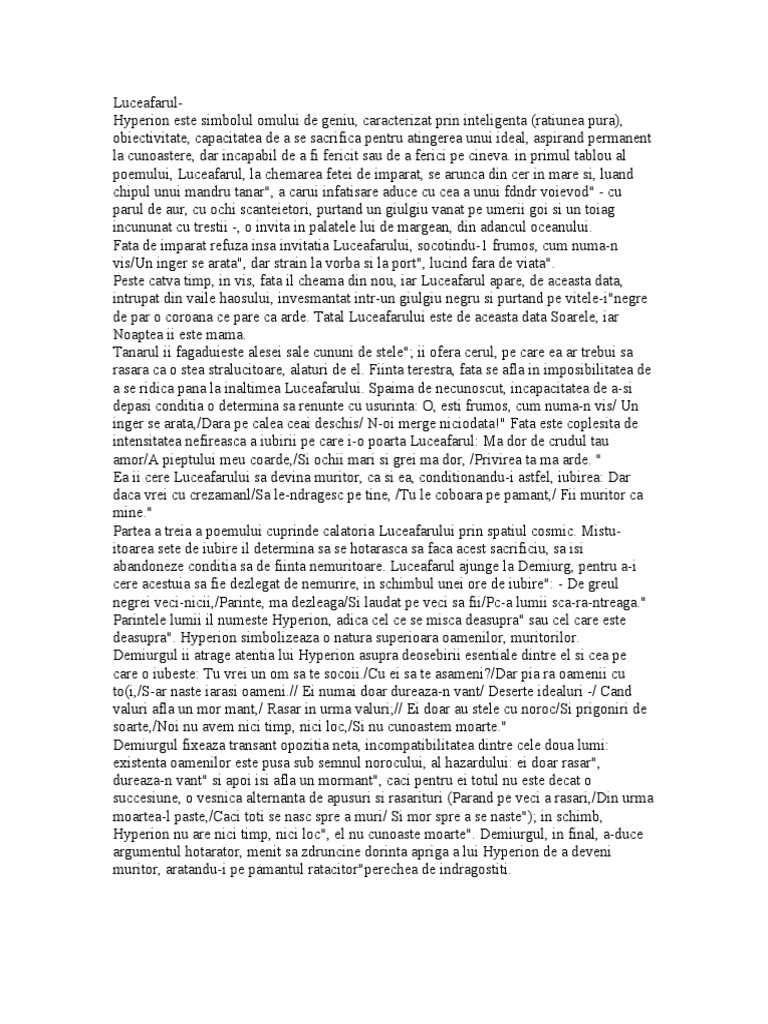Luceafarul | PDF