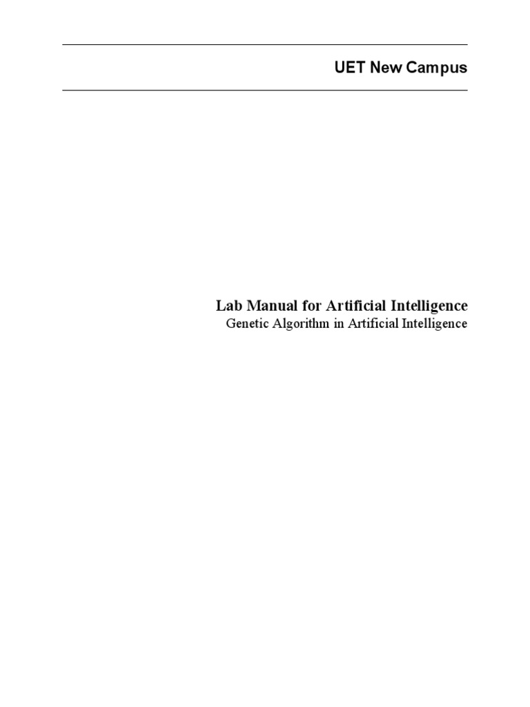 AI-Lab (Genetic Algorithm) | PDF | Genetic Algorithm | Mathematical Optimization
