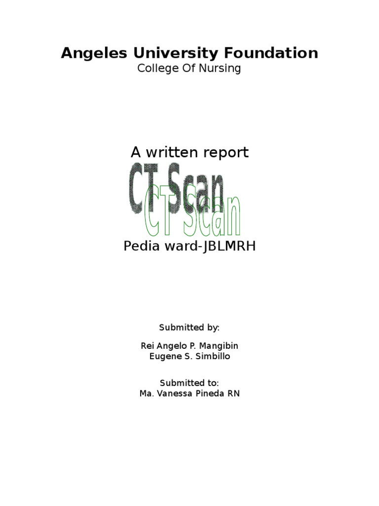 Computed Tomography Overview | PDF | Ct Scan | Medical Imaging