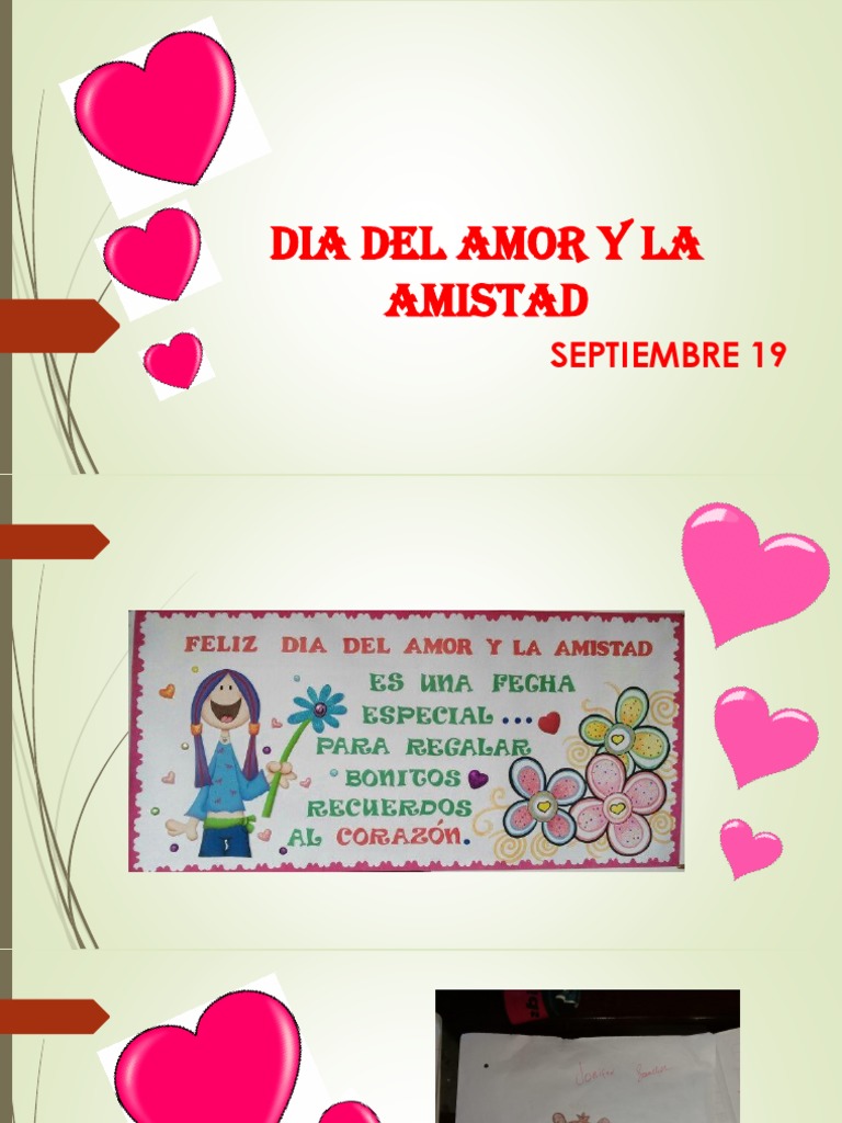 Día del Amor y la Amistad: 19 Septiembre | PDF