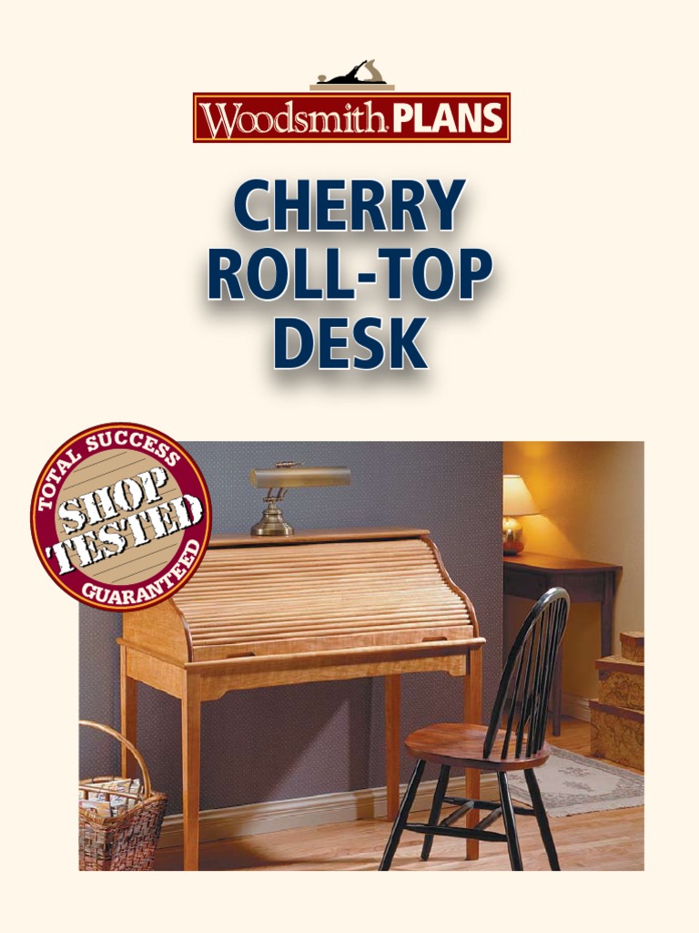 102 - Cherry Roll-Top Desk | PDF | Door | Adhesive