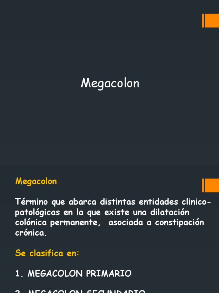 Síntomas y Tratamientos del Megacolon | PDF | Intestino grueso | Recto