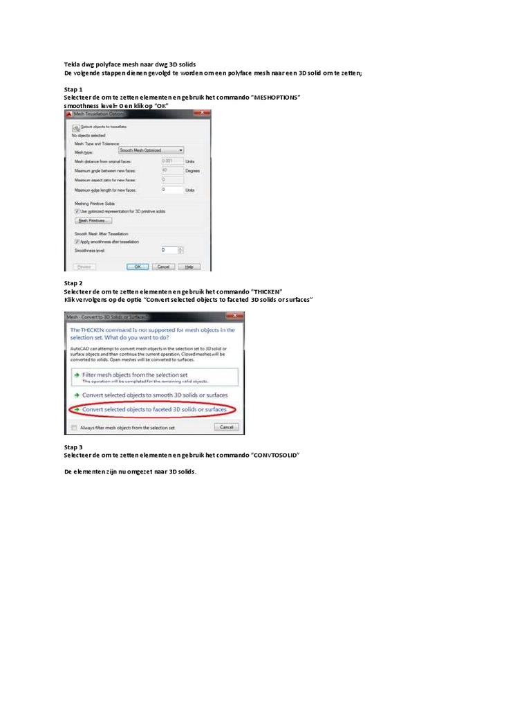 Tekla Export Autocad Acis Solids | PDF