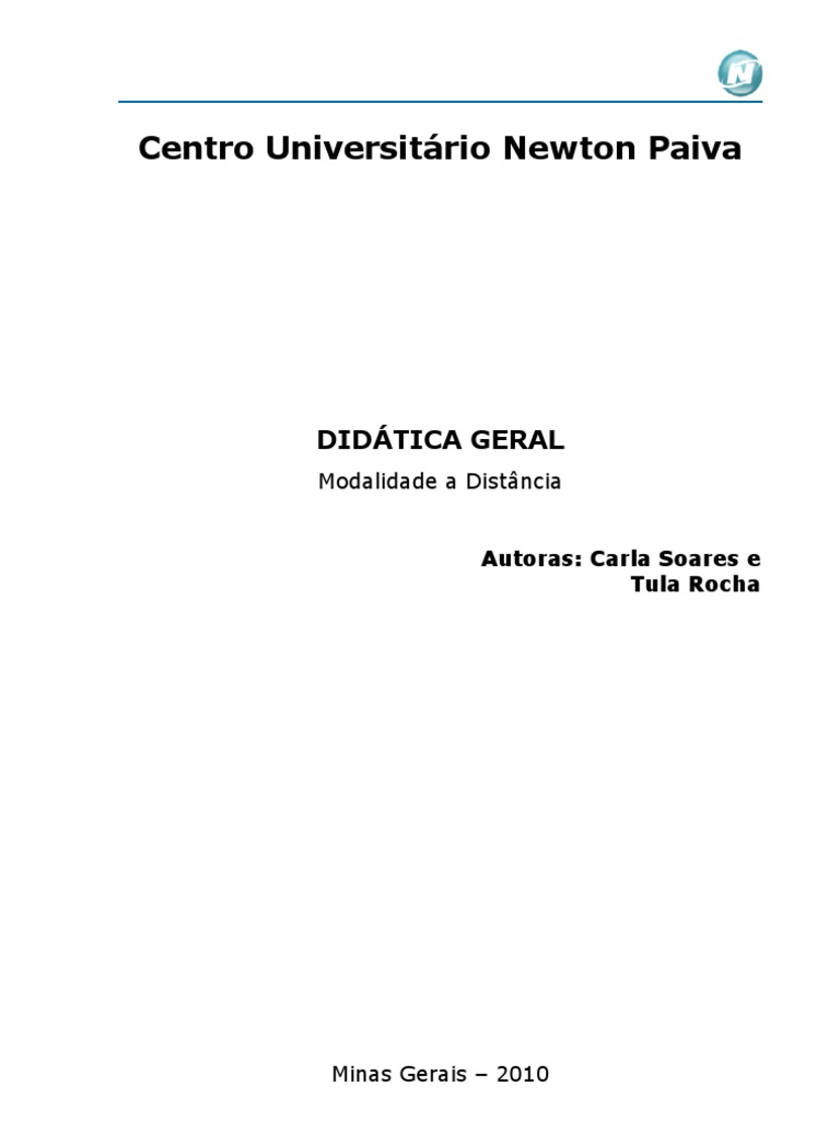 Didática Geral - Completa | PDF | Aprendizado | Pedagogia