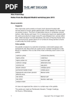 TMH Cheat-Sheet Fold Format | PDF | Watercolor Painting | Shadow