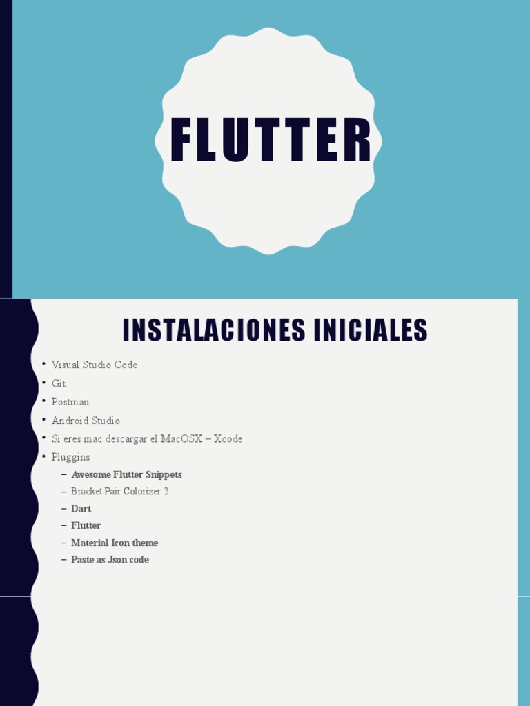 Flutter - 1 | PDF | Android (sistema operativo) | Mac OS