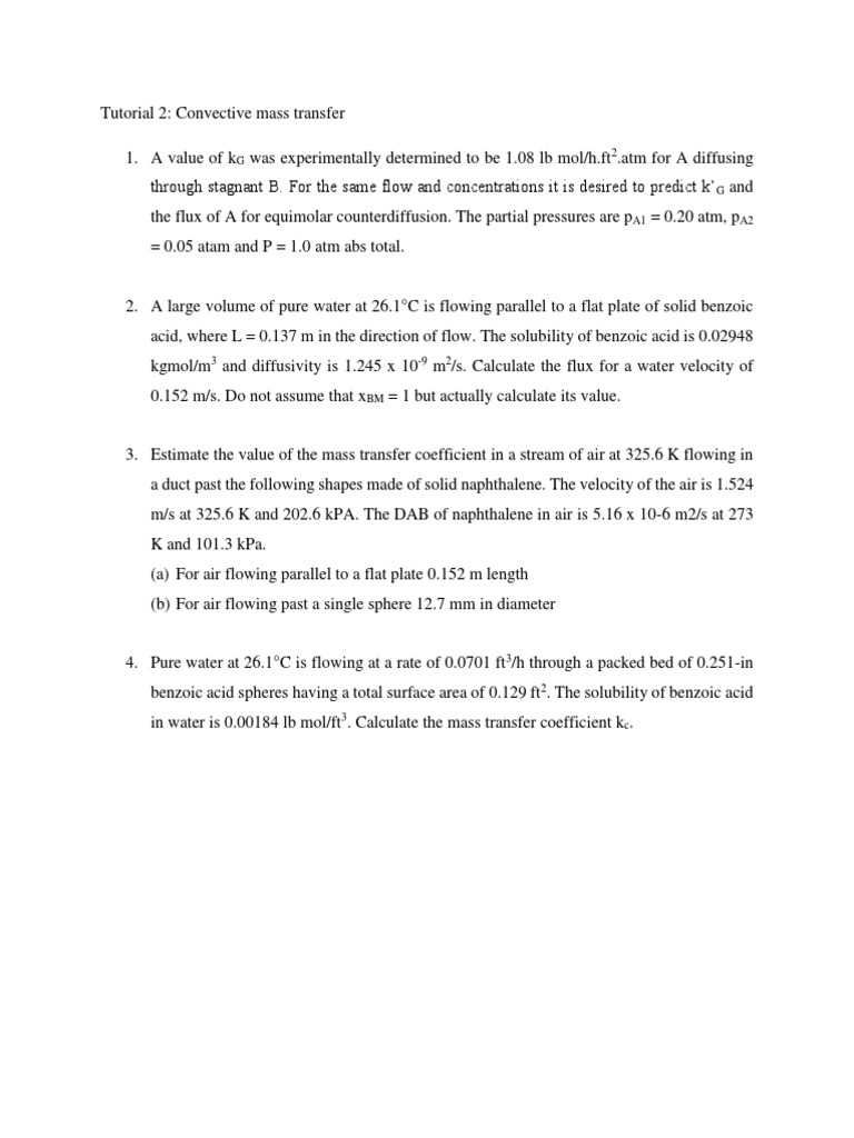 Tutorial 2 Heat | PDF