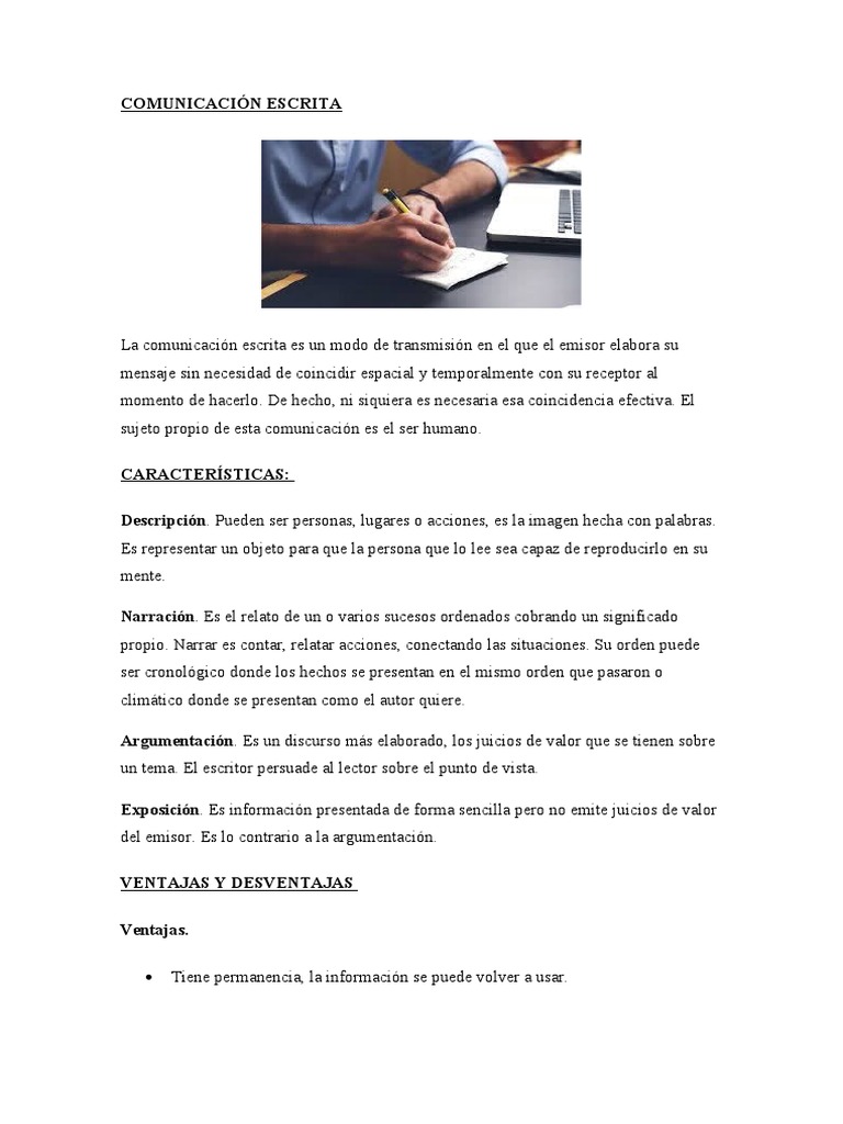 Comunicación Escrita | PDF | Comunicación | Información