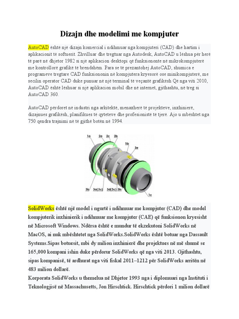 3.dizajn Dhe Modelimi Me Kompjuter | PDF