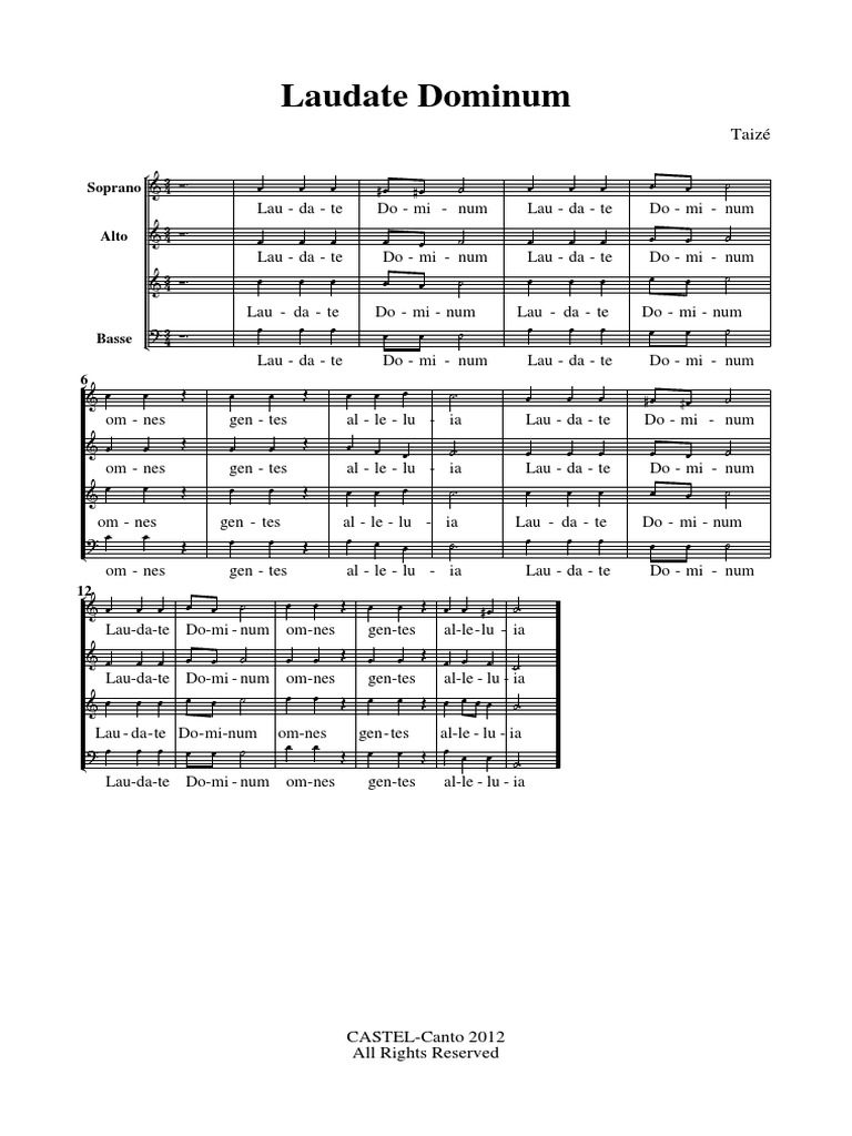 05 - Laudate Dominum | PDF