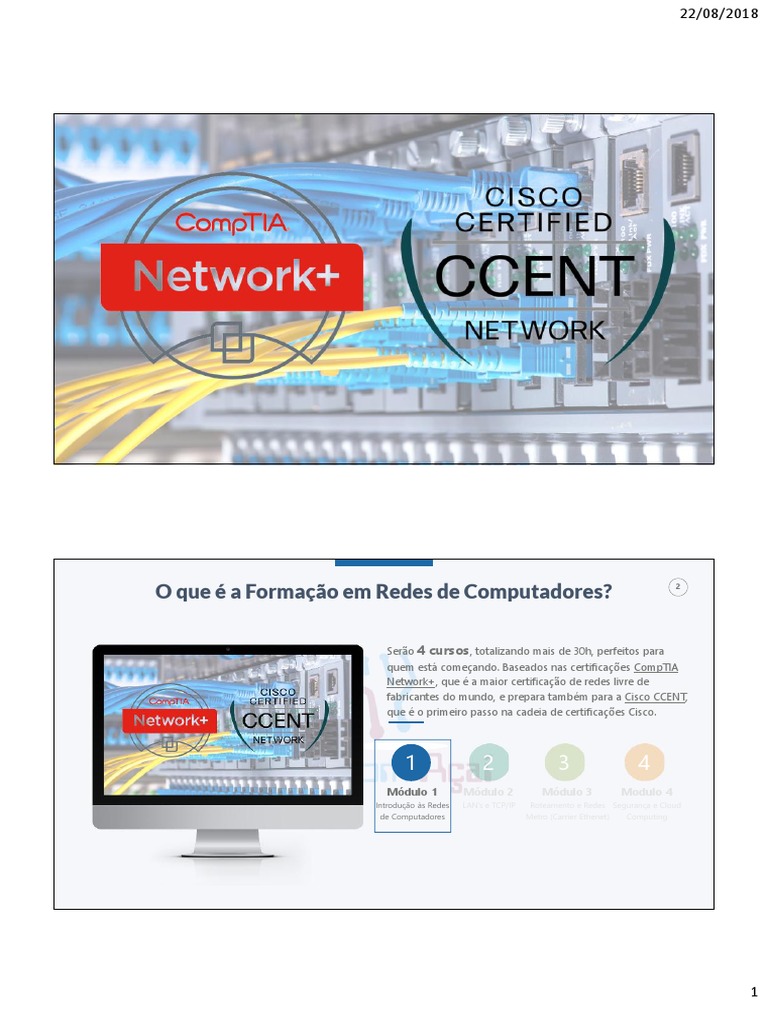 1.1 Redes de Computadores Modulo 1 - Slides | PDF | Topologia de rede ...