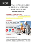 Funciones y Responsabilidades de Supervisor de Obras | PDF ...