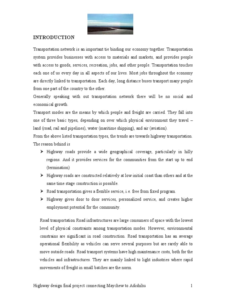 Highway | PDF | Transport | Road