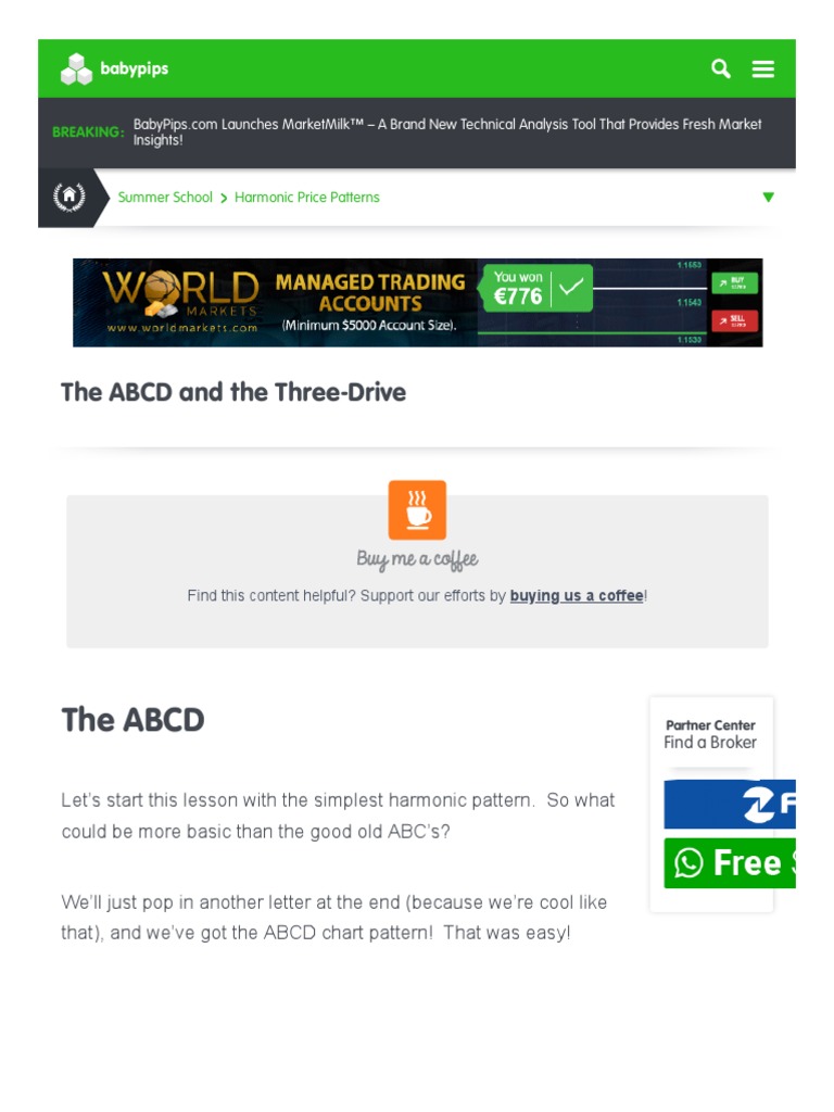 The ABCD and The Three-Drive | PDF | Foreign Exchange Market ...