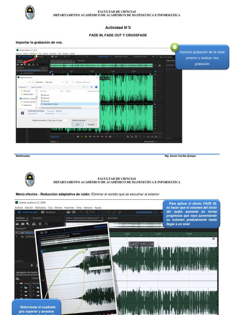 Práctica 3 | PDF | Electrónica de audio | Sonido