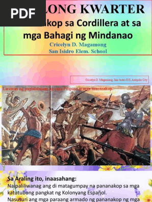 Pananakop Sa Mga Bahagi Ng Mindanao - angpanakop