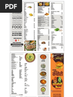 Menu Card | PDF | Desi Cuisine | Foods