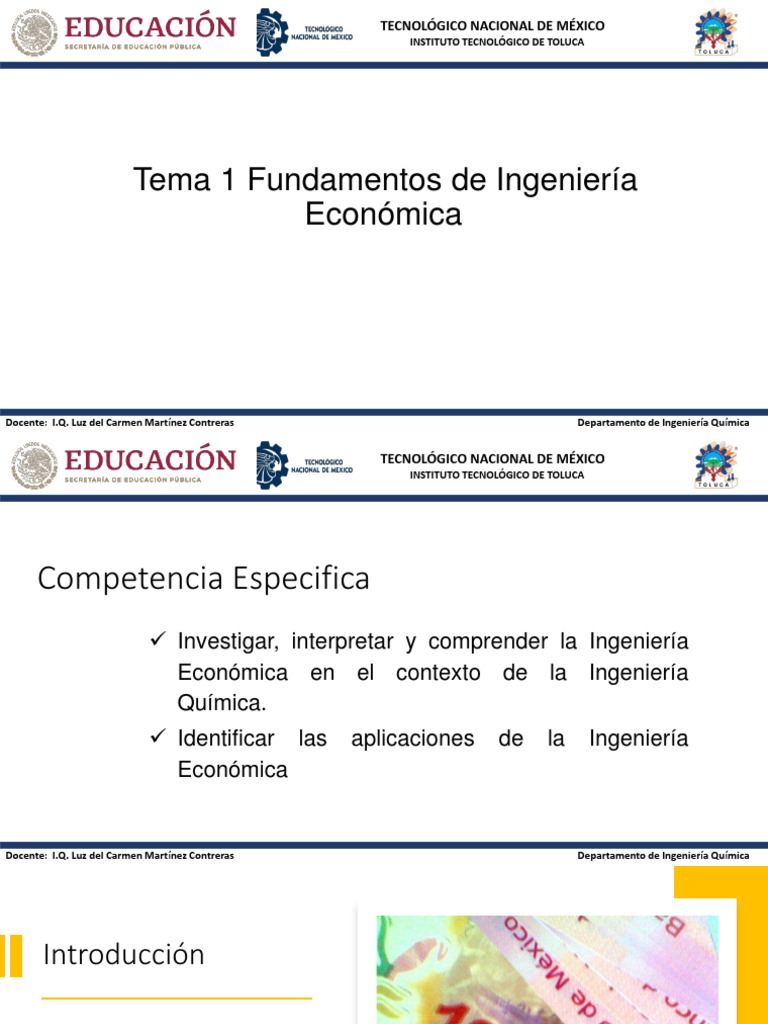 Tema 1 Fundamentos de Ingenieria Economica | PDF | Interés | Empresas