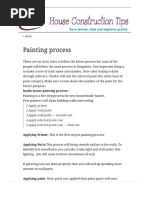 Interior Paint Finish Schedule Template | PDF | Paint | Art Materials