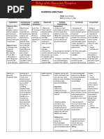 Nursing Care Plan for Hypertension | PDF | Hypertension | Heart