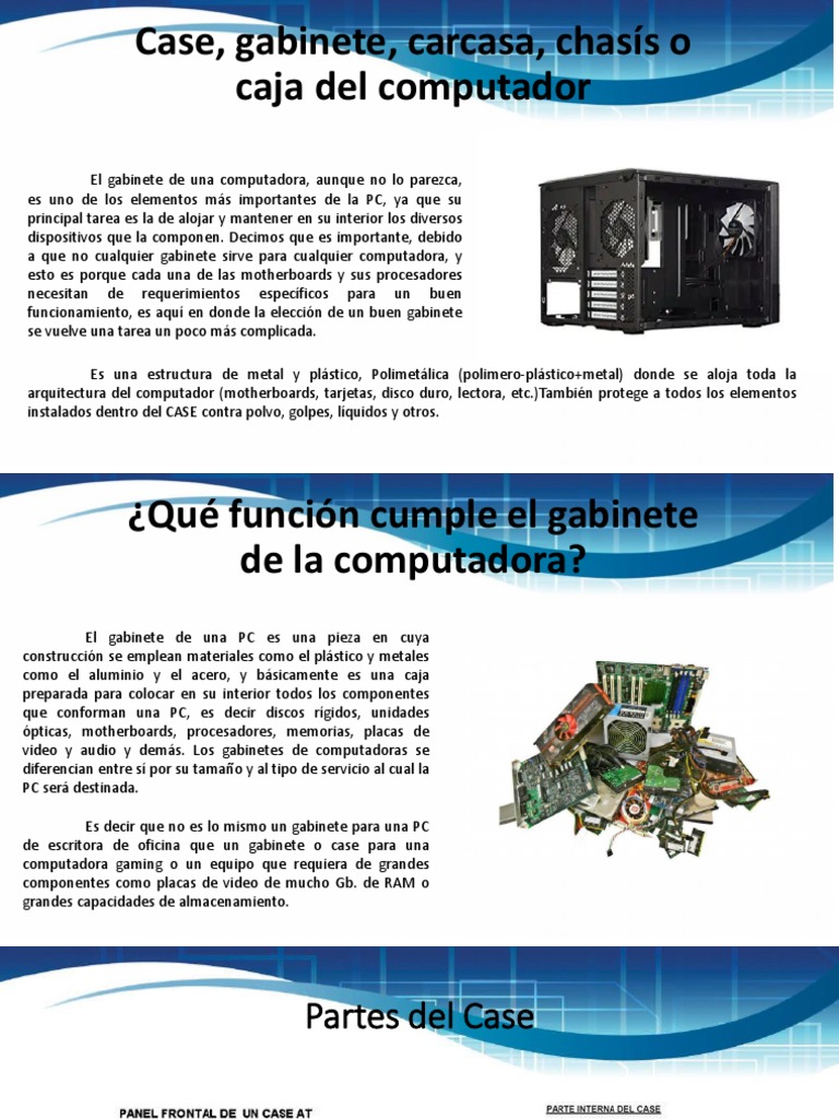 Modulo 1 - Case Del Computador | PDF | Hardware de la computadora ...